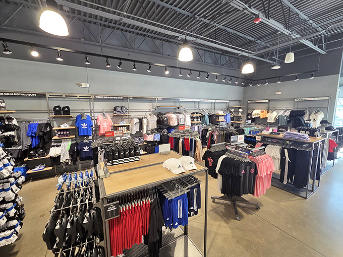 Not just a clothing store&mdash;it's an organized treasure hunt where athletic wear meets everyday fashion. The high ceilings and thoughtful displays make bargain-hunting feel downright civilized.