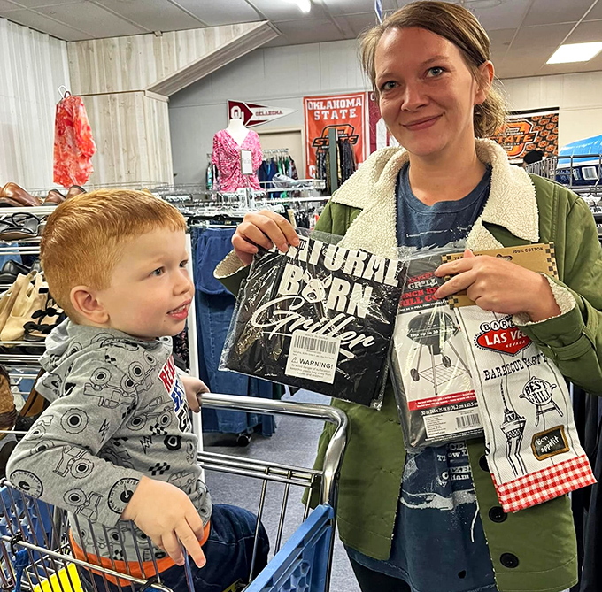 Shopping becomes a family adventure when treasures can be discovered through both adult and child-sized eyes.