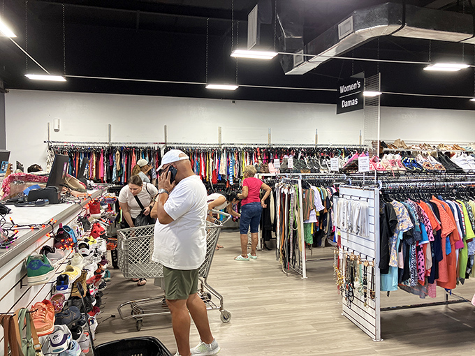 Shoppers navigate the well-organized aisles with the focused determination of archaeologists on the verge of a major discovery. The thrill of the hunt is real.