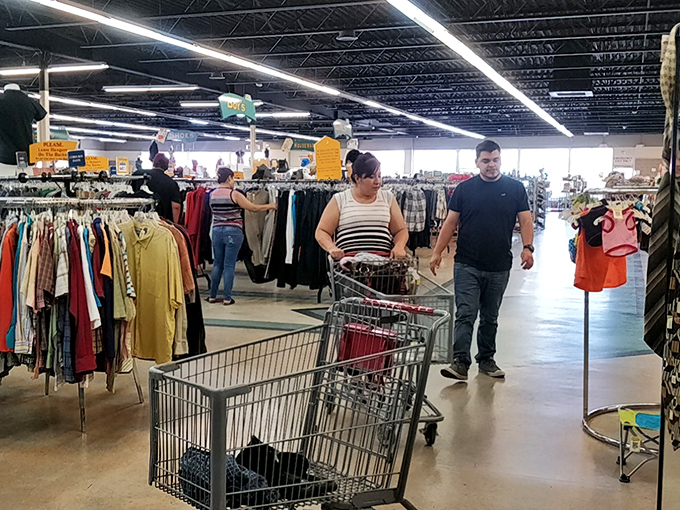 The thrill of the hunt brings shoppers together in this modern-day treasure expedition &ndash; carts at the ready!