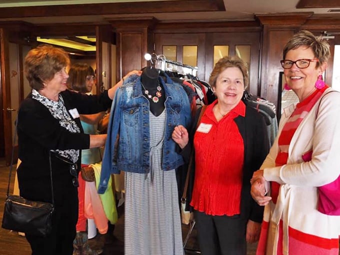 The volunteer spirit in action&mdash;these ladies could write a master class on matching the perfect outfit to its perfect person.