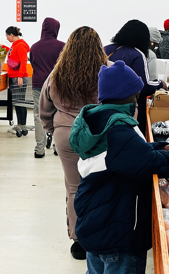 The universal language of bargain hunting brings shoppers together in a quest that transcends age, income, and fashion sense.