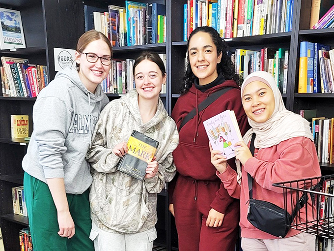 The book section brings together readers from all walks of life, united by the universal joy of discovering literary treasures at bargain prices.