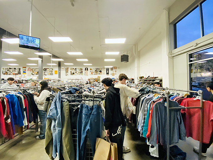 The true thrill of thrifting comes alive as shoppers navigate the racks with the focus of archaeologists, each hoping to unearth their own retail artifact.