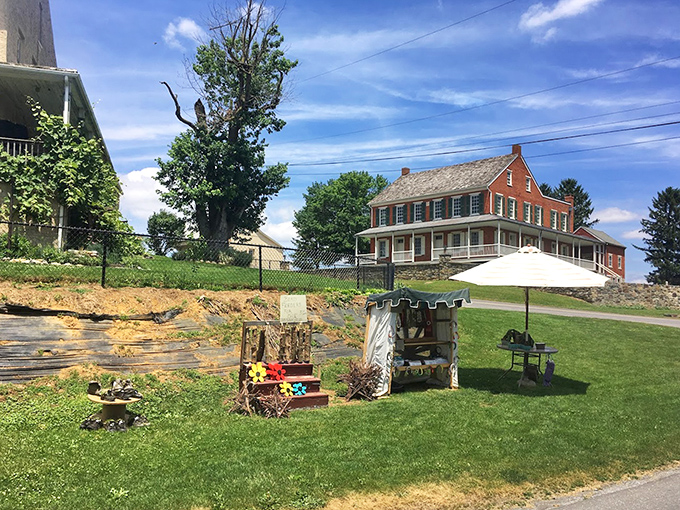 A roadside display that puts your neighborhood yard sale to shame. No credit cards, no barcode scanners&mdash;just handcrafted items with stories built right in.