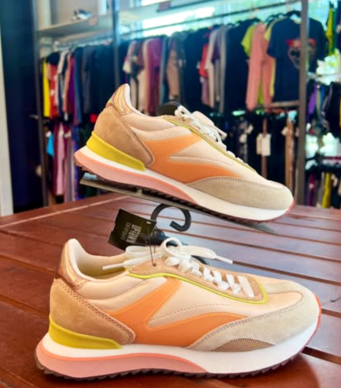 Pastel sneakers that look like they walked straight out of a Wes Anderson film. Retro-cool footwear that makes your regular shoes seem positively boring.