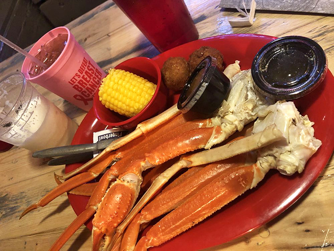 Snow crab legs sprawled majestically across the plate&mdash;nature's way of saying you'll need to work for your dinner. Worth every crack.