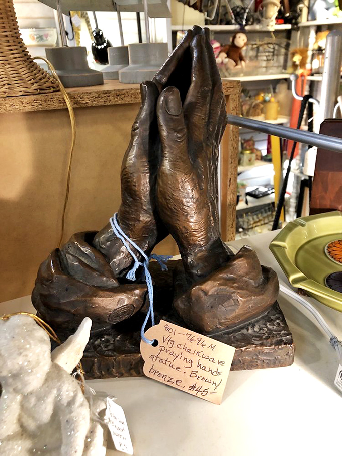 These bronze praying hands aren't just decorative&mdash;they're a testament to craftsmanship from an era when objects were built to outlive their makers.