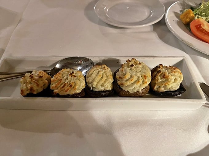 These aren't your college roommate's stuffed mushrooms. These are elegant little flavor bombs that disappear faster than your willpower.