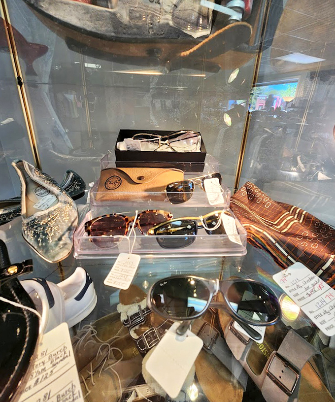 Designer shades at corner store prices. Someone's fashion loss becomes your stylish gain in this case of optical delights.