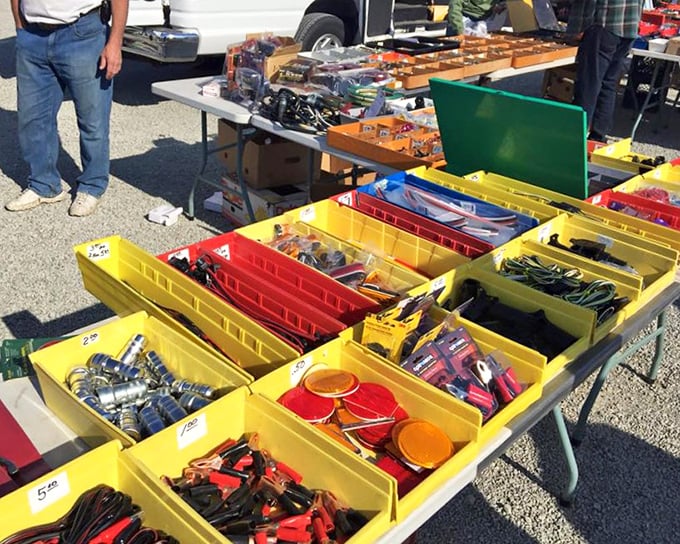 Tool heaven for the DIY crowd&mdash;organized in colorful bins that make hardware store prices seem like highway robbery.