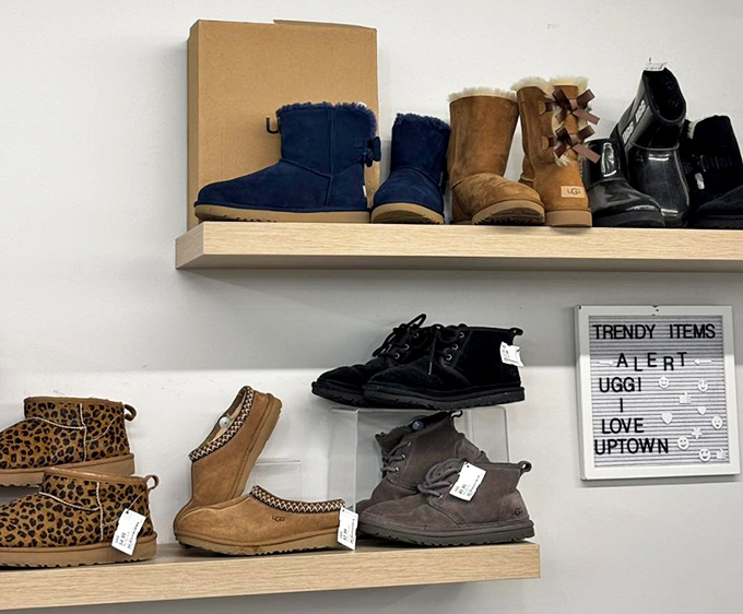 The boot collection that proves someone else's "just didn't fit right" becomes your perfect match. UGGs and stylish options that look barely broken in.