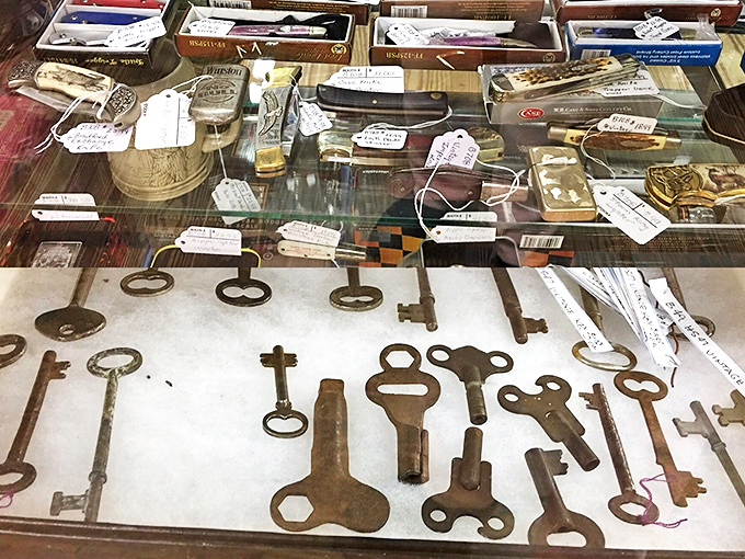 The key to happiness? Maybe it's finding the perfect vintage skeleton key in this mesmerizing collection of brass beauties that once unlocked history's doors.