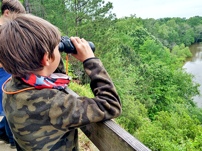 Young explorers discover the joy of wildlife watching&mdash;binoculars turning an ordinary hike into a National Geographic expedition.