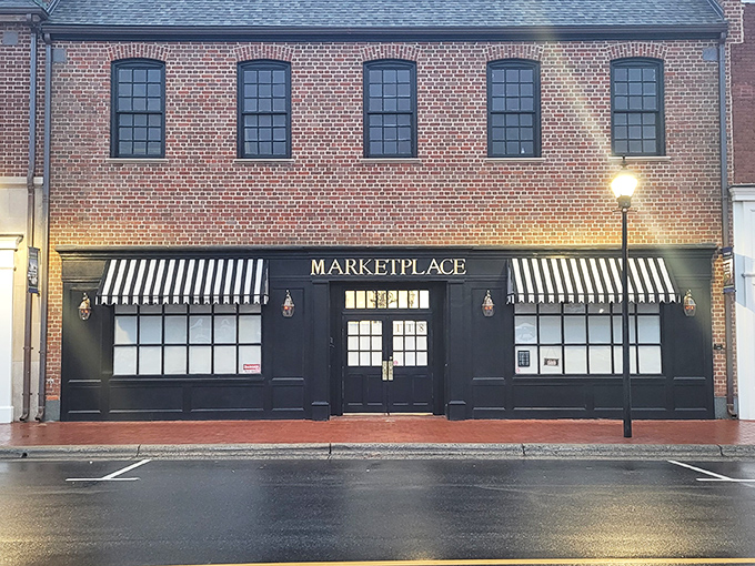 118 Marketplace brings elegant charm to Main Street with its classic brick fa&ccedil;ade and striped awnings &ndash; Kannapolis' little slice of timeless style.