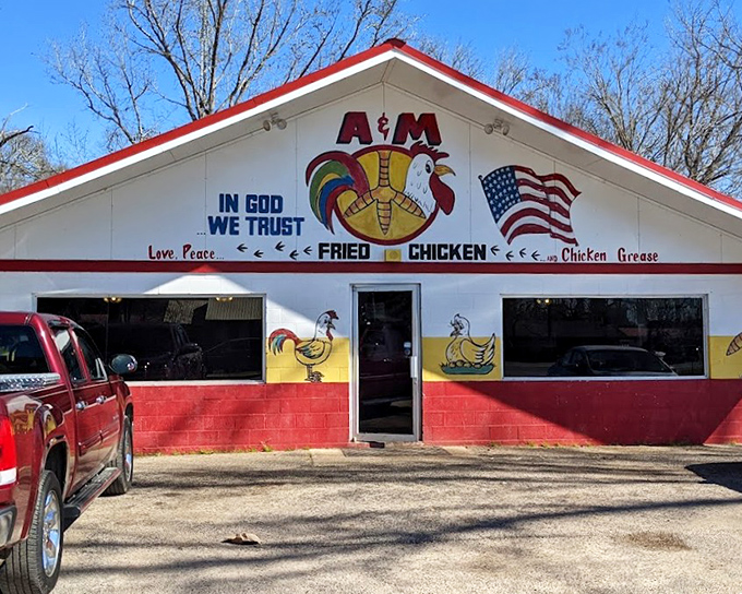 A & M's patriotic facade isn't just showing American pride &ndash; it's declaring independence from boring fried chicken forever.