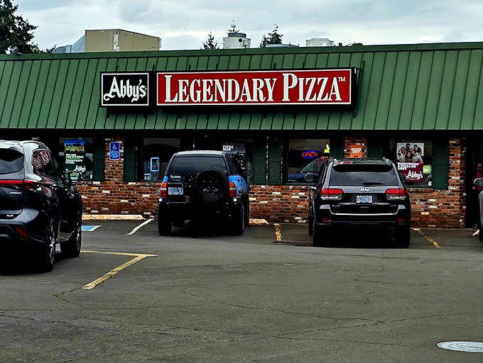 That green and brick exterior houses decades of pizza wisdom &ndash; some legends are built one slice.