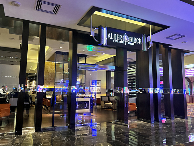 Clean lines and natural touches create a peaceful oasis where your steak becomes the main event.