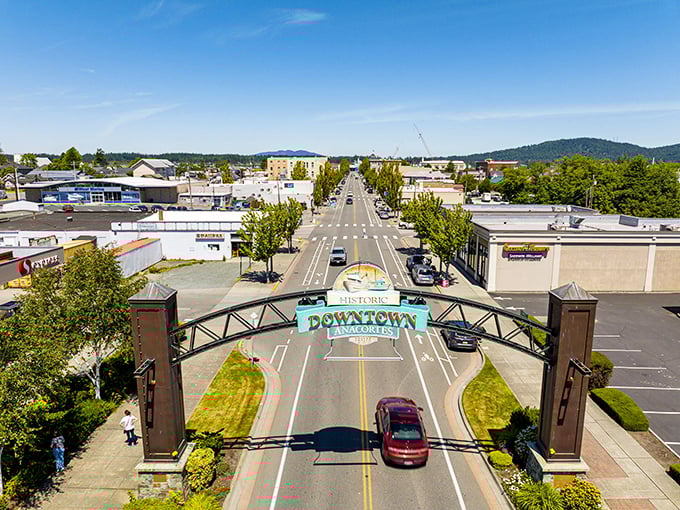 Anacortes spreads below like a perfectly planned neighborhood where everyone knows your name.