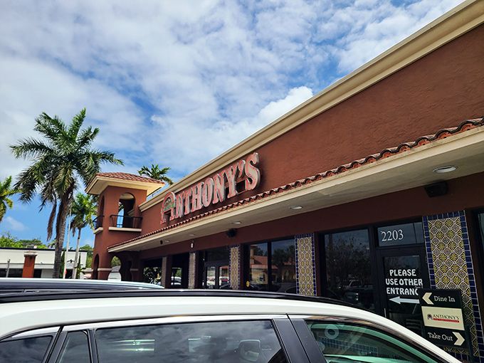 Anthony's brick fortress of coal-fired goodness stands ready to char your taste buds perfectly. 