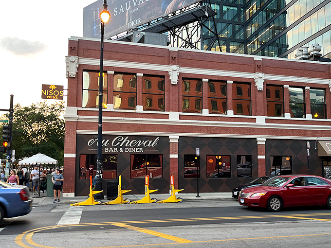 When a French name meets an American classic, magic happens in this sleek Chicago spot.