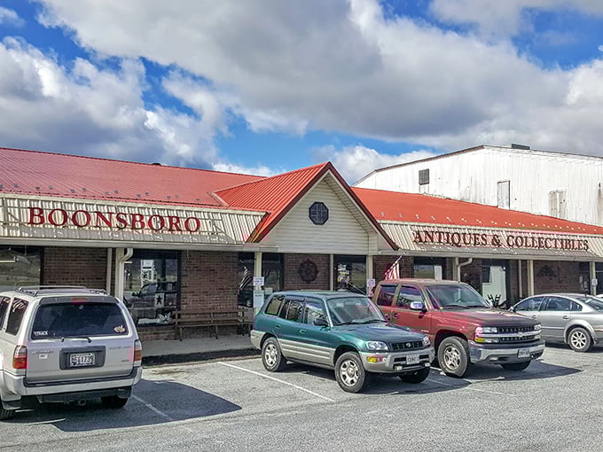 This red-roofed building houses enough antique charm to make your grandmother positively swoon.