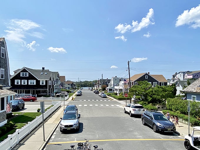 Bay Head's stately homes face the ocean like proud sentinels guarding this exclusive coastal paradise.