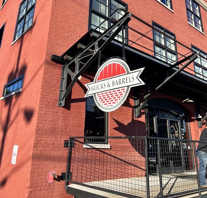 Bricks & Barrels' historic facade is like time travel with a side of steak. Those red bricks have stories to tell&mdash;most involving delicious meals.