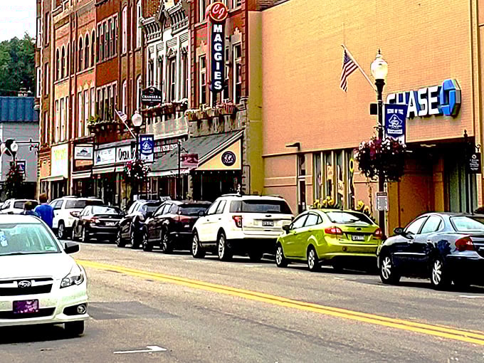 Buckhannon's charming storefronts invite you to shop without checking your bank balance first. That's what I call retirement-friendly!