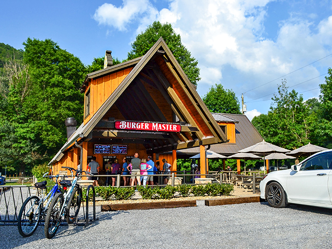 This mountain cabin serves burgers so good, even the Smoky Mountains stop to take notice.