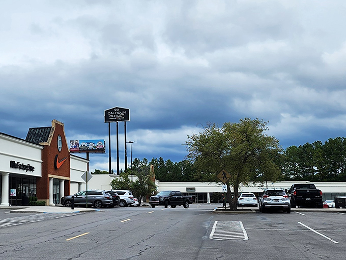 The Calhoun Outlet Marketplace proves that great shopping doesn't need big city crowds or overwhelming chaos.
