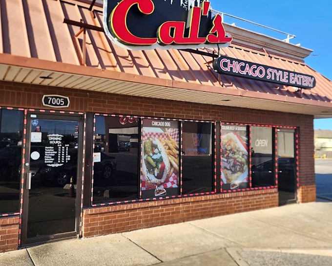 Chicago skyline graphics promise authentic Windy City flavors right here in Oklahoma City territory.