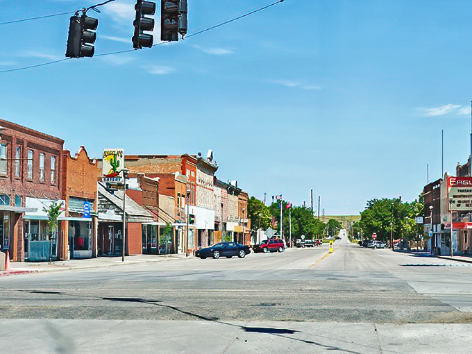 Chadron's main street feels like the opening scene of a feel-good movie about finding happiness.