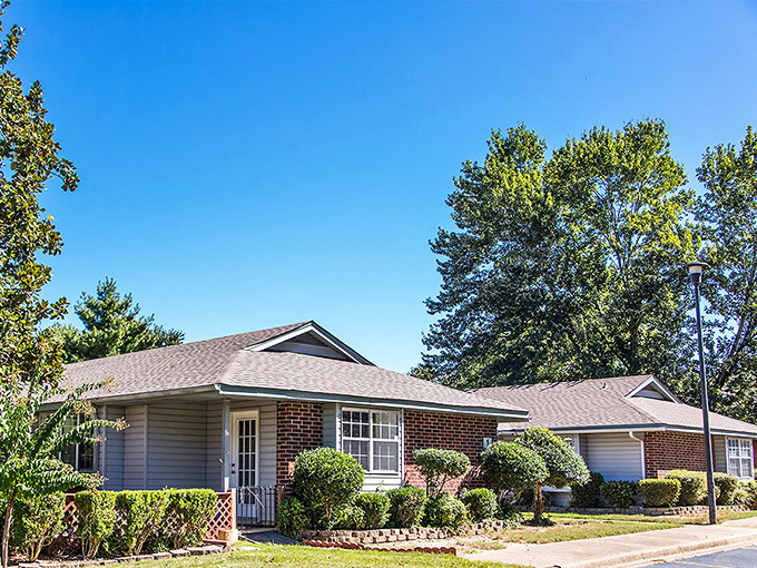Brick and mortar buildings that feel more like home than institutional retirement facilities.