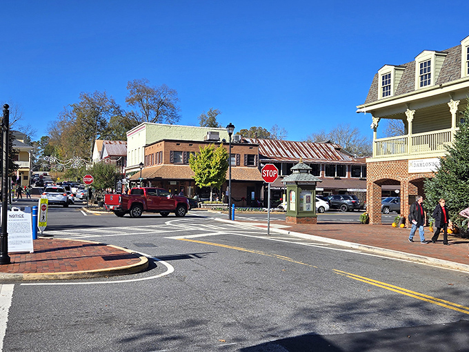 Dahlonega's brick-lined corners practically whisper gold rush secrets&mdash;the kind of place where even the pickup trucks seem to move with Southern deliberation.