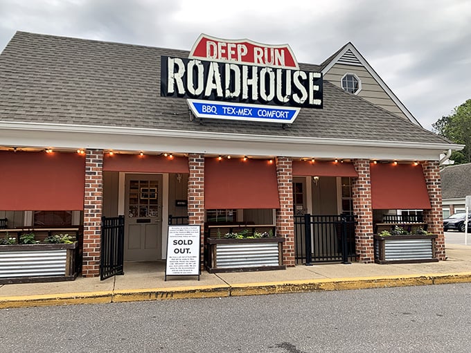 Brick, string lights, and the promise of fusion flavors - where Texas meets Mexico in Virginia.