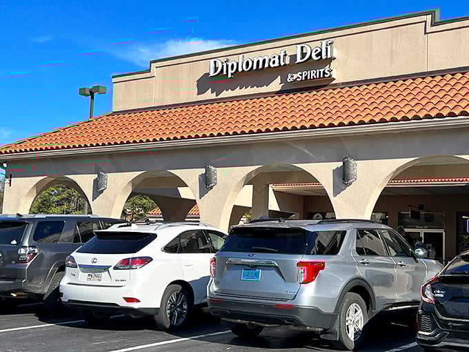 Behind that Spanish-style roof and modest exterior lies a sandwich experience that's anything but ordinary.