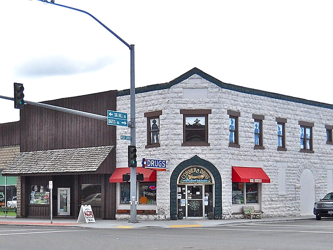 Driggs captures that authentic western spirit where pickup trucks and mountain adventures are just part of daily life.