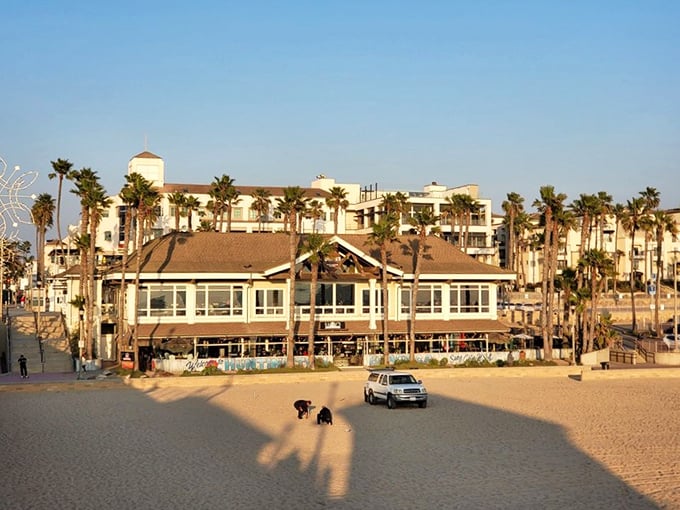 Duke's brings Hawaiian island vibes to Huntington Beach with surfboards, tropical drinks, and that laid-back aloha spirit.