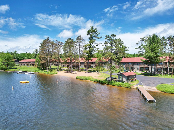 Eagle River's chain of lakes connects like nature's own highway system for serious water enthusiasts.