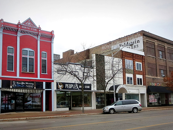 That bright red North Star building isn't just eye-catching&mdash;it's a beacon of small-town prices in a world of big-city markups.