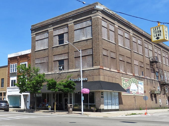 Corner buildings stand proud, anchoring neighborhoods where everyone knows your coffee order perfectly.