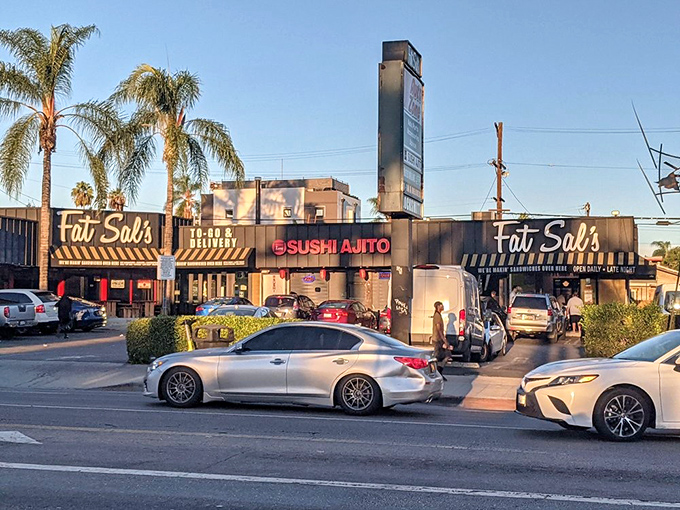Fat Sal's Hollywood location attracts everyone from tourists to celebrities craving their legendary creations.
