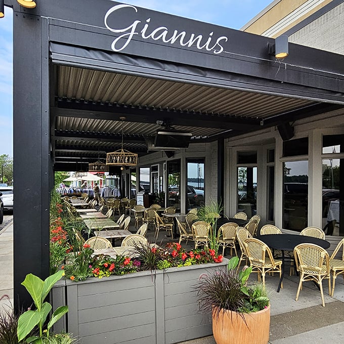Gianni's outdoor seating area isn't just Instagram-worthy &ndash; it's the perfect stage for their star performer: perfectly aged beef.