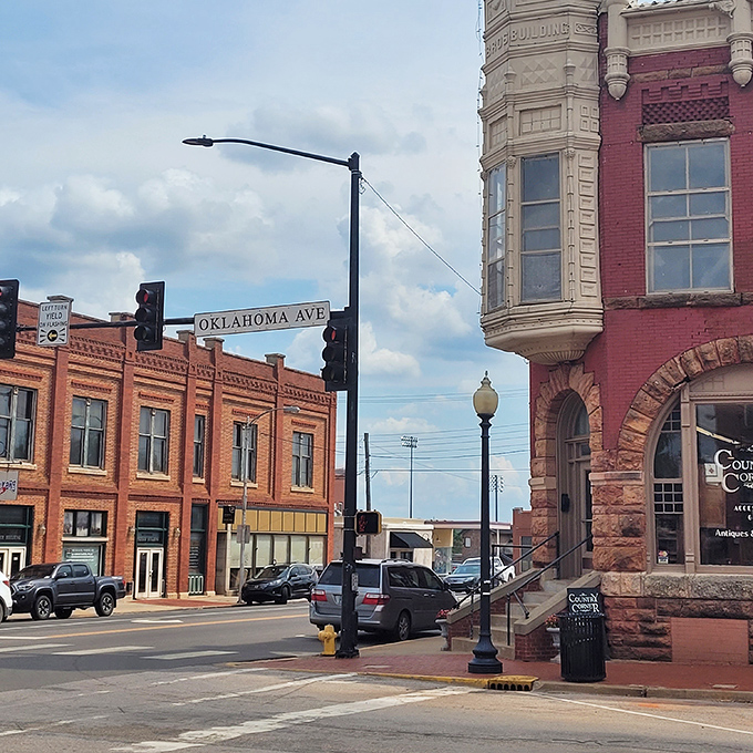 Guthrie's Victorian courthouse dome rises majestically, crowning Oklahoma's most beautifully preserved historic district.