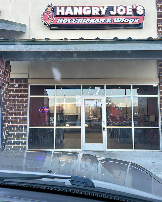 Hangry Joe's modern storefront promises the cure for what ails you &ndash; Nashville-style heat that'll make your taste buds dance.