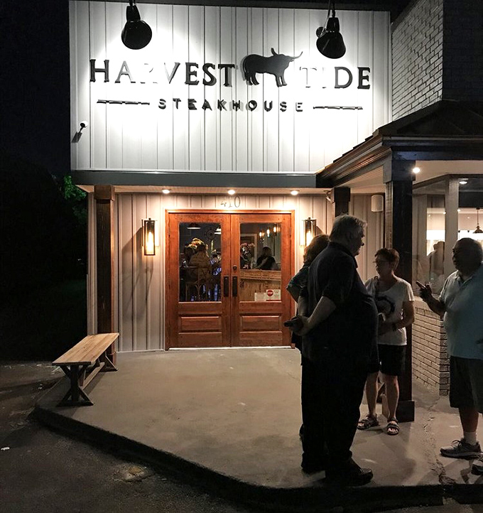 "Even after dark, steak lovers find their way to this Lewes gem. The crowd outside tells the whole story."