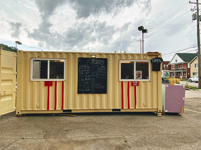Another container kitchen proving that great food doesn't need a fancy address to shine.