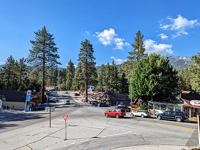 Idyllwild's mountain main street feels like stumbling into a rustic artist colony where creativity flows freely.