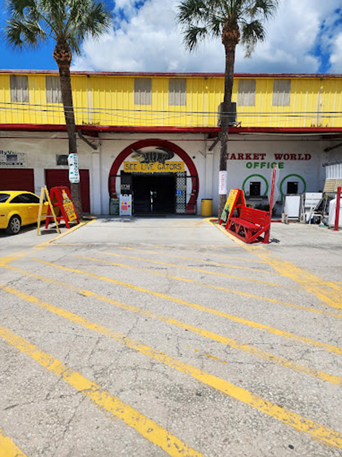 When buildings stretch this far, you know you're in for a full day of treasure hunting.